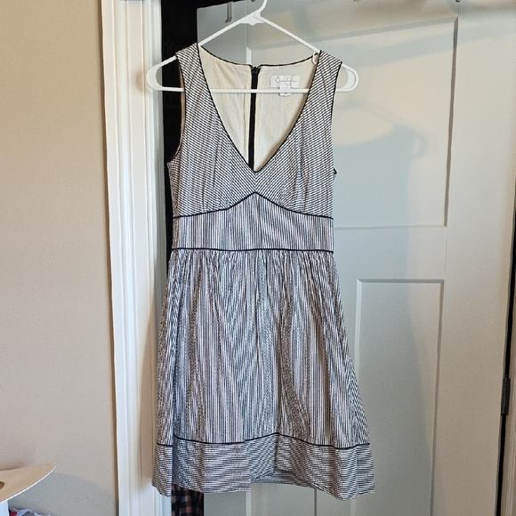 Jessica Simpson | Dresses | Jessica Simpson Striped Vneck Mini Dress ...
